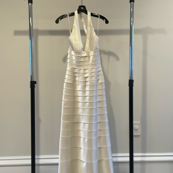 BCBGMaxAzria | Dresses | Bcbgmaxazria Off White Color Drees | Poshmark